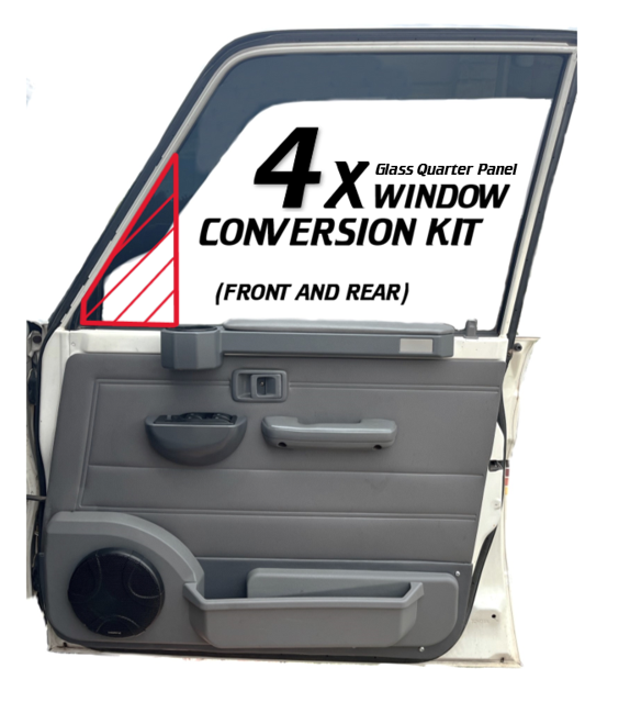 Quarter Panel Glass 76/79 Land Cruiser Dual Cab - 4 Windows – Summit 4WD